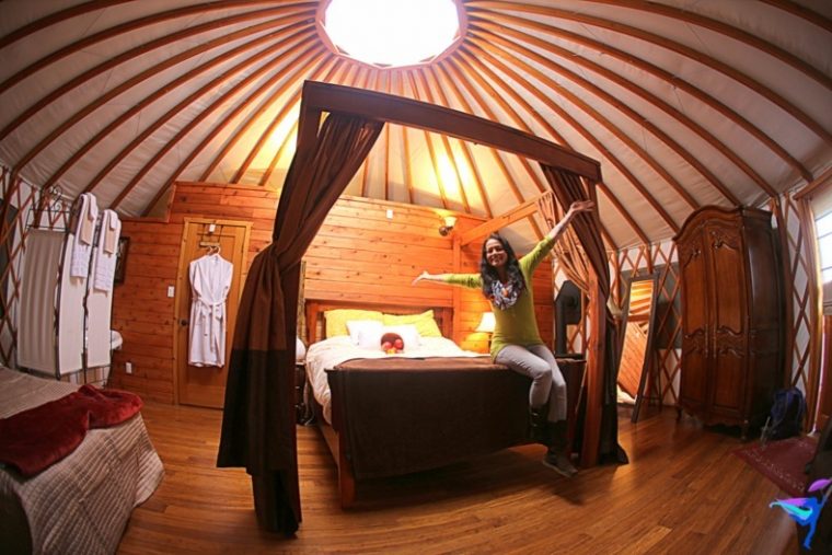 A Magical Yurt Hideaway and Faeries in an Apple Orchard on Vancouver ...